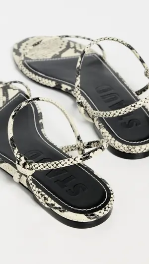 Staud Laurel Sandal - White Snake
