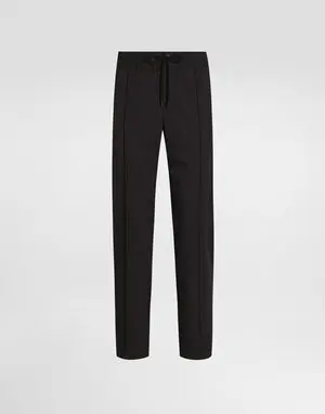 Dolce & Gabbana Wool Canvas Jogging Trousers