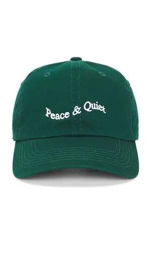 MUSEUM OF PEACE & QUIET Wordmark Tie Dye Hat - Forest