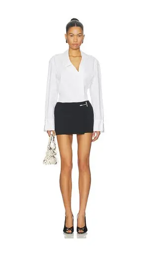 Attico Asymmetrical Shirt - White