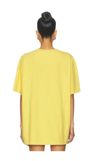 Attico Oversized T-shirt With Notched Hem