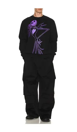 HUF X The Nightmare Before Christmas Jack Skellington Crew Sweatshirt