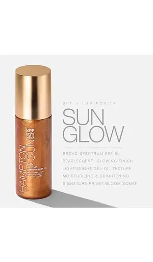 HAMPTON SUN Spf 50 Sun Glow Body Oil