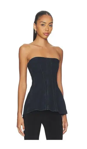 AGOLDE Lara Corset Top - Night Sky