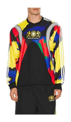 Adidas Originals By Alexander Wang X Brain Dead Long Sleeve Jersey - Black