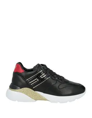 Hogan Leather Low-top Sneakers - Black
