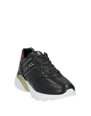Hogan Leather Low-top Sneakers - Black