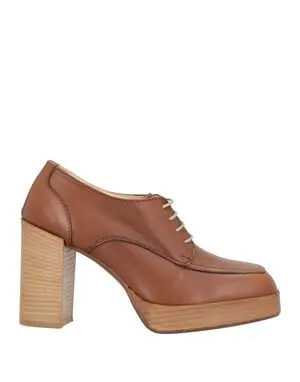 NOA A. Lace-up Leather Shoes - Brown