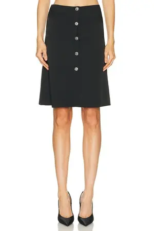 Versace Button Detailed Skirts