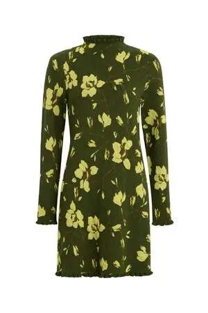 MARIE OLIVER Oaklynn Floral Jacquard Knit Dress