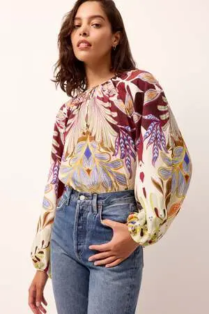 Marie Oliver Long Sleeve Blouses