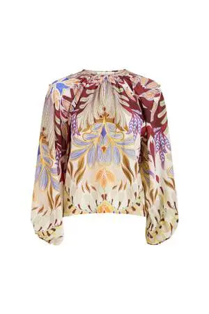 MARIE OLIVER Arabella Printed Blouse - Tranquility