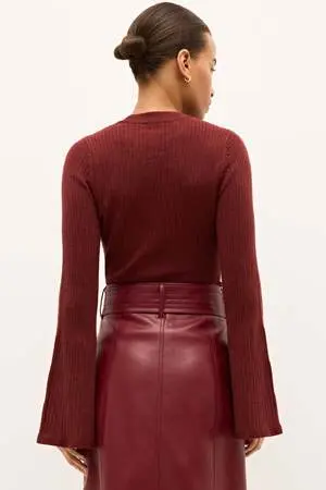 MARIE OLIVER Carrey Top - Rust