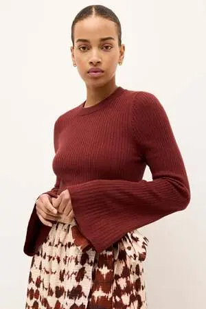 MARIE OLIVER Carrey Top - Rust