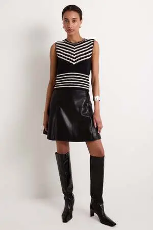 MARIE OLIVER Crawford A-line Mini Skirt