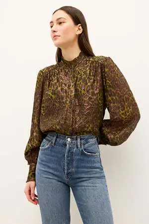 MARIE OLIVER Montana Blouse - Grasslands