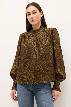 MARIE OLIVER Montana Blouse - Grasslands
