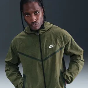 Nike Tech Full-zip Woven Windrunner Jacket - Green