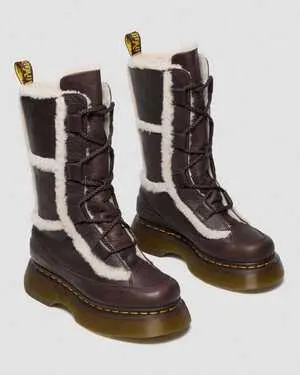 Dr. Martens Buzz Lace-up Leather Boots - Brown