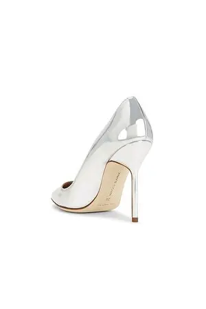 Manolo Blahnik Bb 105 Pump In Metallic