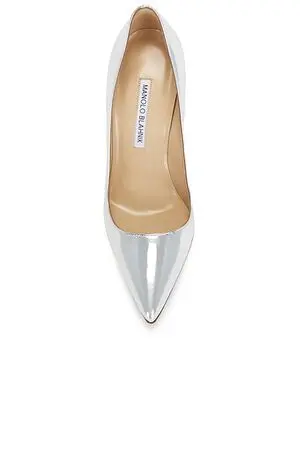 Manolo Blahnik Bb 105 Pump In Metallic
