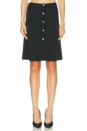 Versace Satin Mini Skirt
