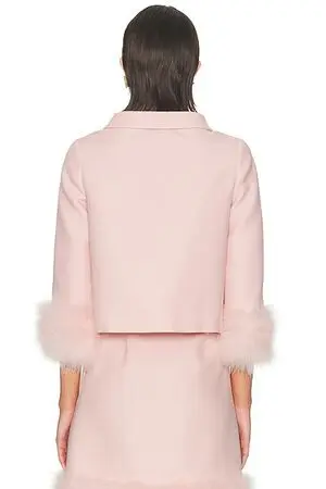 Valentino Garavani Feather Crepe Jacket