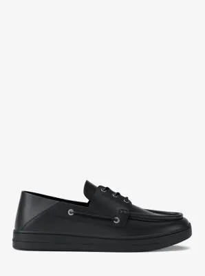 Michael Kors Aiden Leather Loafers - Black