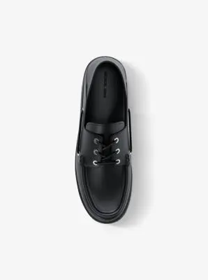 Michael Kors Aiden Leather Loafers - Black