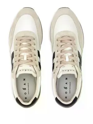 Hogan H699 Logo-patch Sneakers - Neutrals