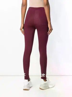 Adidas High Waist Leggings - Red