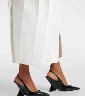 Maticevski Streaming Draped Midi Skirt