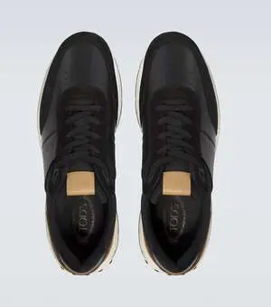 TOD'S Leather Sneakers - Black