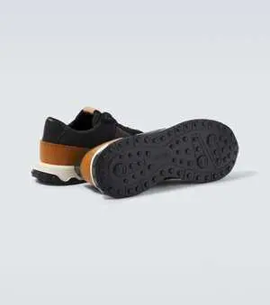 TOD'S Leather Sneakers - Black