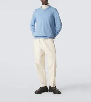 JIL SANDER Cotton Tapered Pants