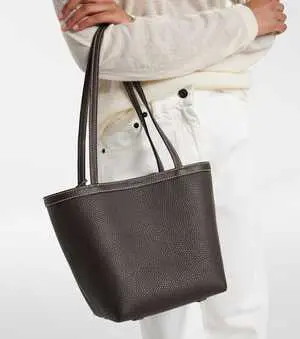 THE ROW Park Medium Leather Shoulder Bag