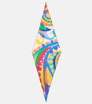 Etro Printed Silk Twill Scarf - Multicoloured