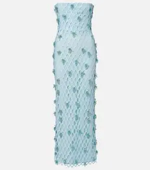 Simkhai Iridessa Sequined Bustier Gown
