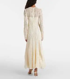 Simkhai Embroidered Maxi Dress