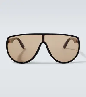 TOM FORD Achilles Aviator Sunglasses - Black