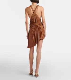 Christopher Esber Draped Jersey Mini Dress