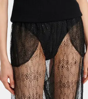 THE FRANKIE SHOP Orissa Sheer Wide-leg Pants