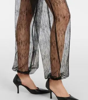 THE FRANKIE SHOP Orissa Sheer Wide-leg Pants