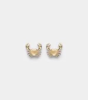 STONE AND STRAND 14kt Yellow Stud Earrings - Gold