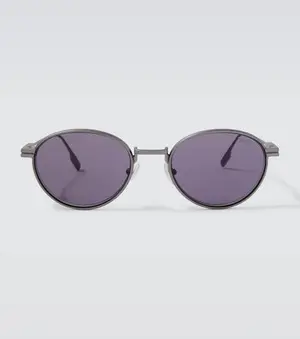 Zegna Round Frame Sunglasses - Grey