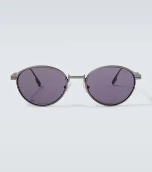Zegna Round Frame Sunglasses - Grey