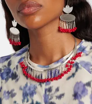 Isabel Marant Étoile Beaded Choker - Silver