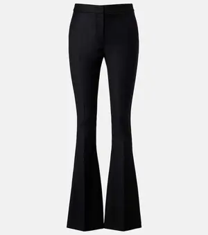 Blumarine Pleated Flared Trousers