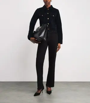 Paige Velvet Chantel Jacket - Black