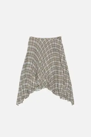 Acne Studios Checked Long Skirt